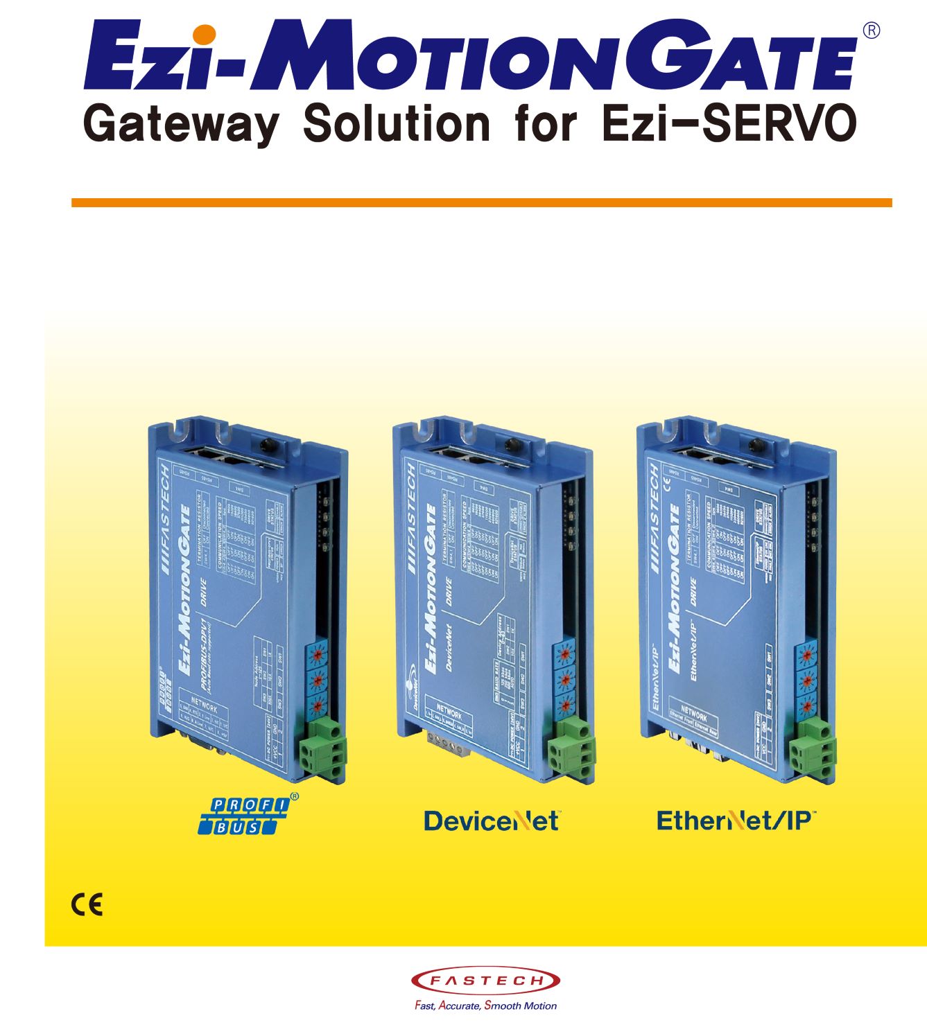 Ezi-MOTIONGATE系列 - 闭环步进马达,Fastech,Ezi-Servo,HPtec,Arcus,EtherCAT